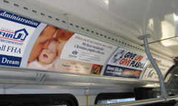 Bus Interior Advertising - Blue Line Media