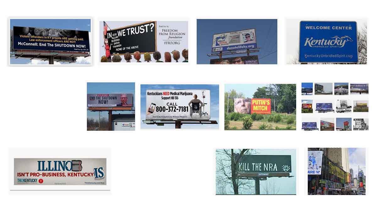 Billboard Advertising in Kentucky (KY) - Rent Kentucky Billboard Ads Here
